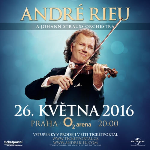 André Rieu & Orchestra - Tour 2016 O2 aréna Praha | kdykde.cz