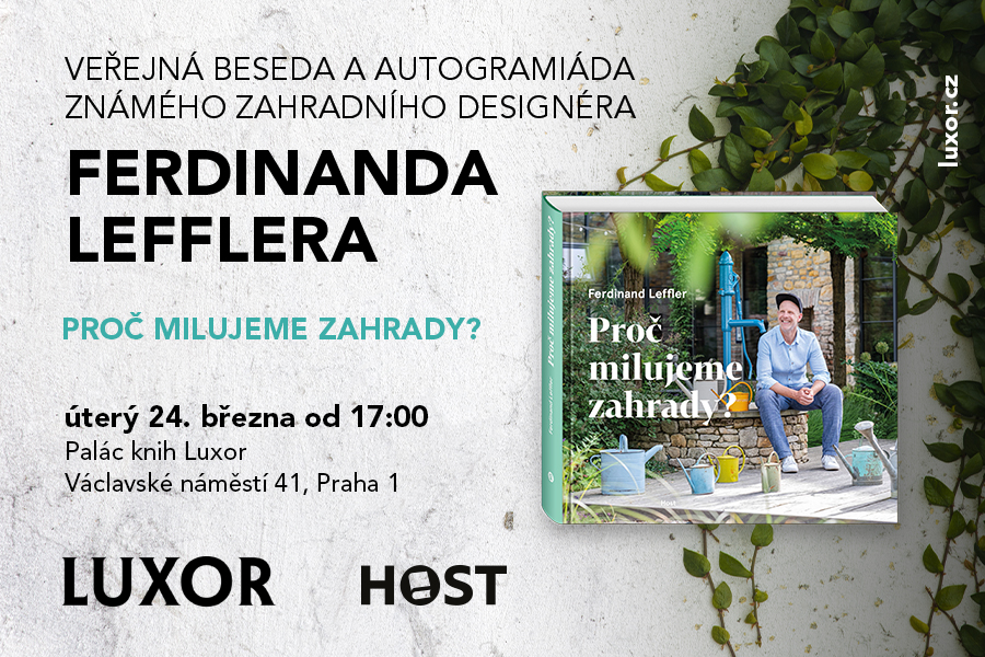 Beseda a autogramiáda Ferdinanda Lefflera v Paláci knih LUXOR | Kdykde.cz